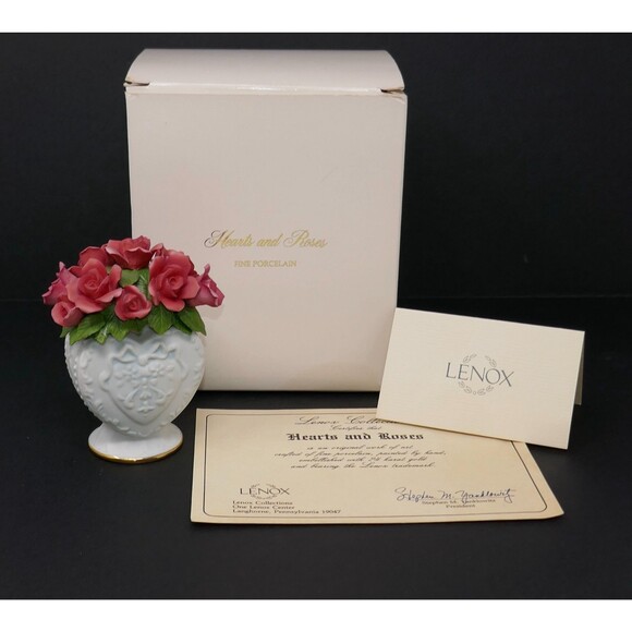 Lenox | Accents | Lenox 99 Hearts And Roses Fine Porcelain Flower ...